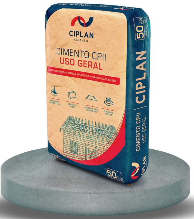 CIMENTO CP-II CIPLAN 50KG – Sanfra Materiais